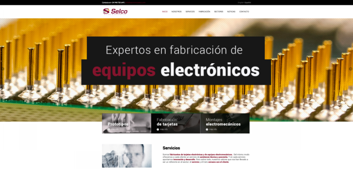 Selco Electrónica estrena nueva página web - Electrónica Selco